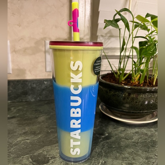 Starbucks | Dining | Nwt Starbucks Color Changing Venti Cold Cup W ...